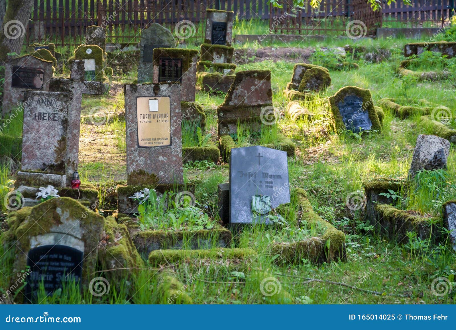 Gravestones of an Old Cemetry Editorial Image - Image of funeral ...