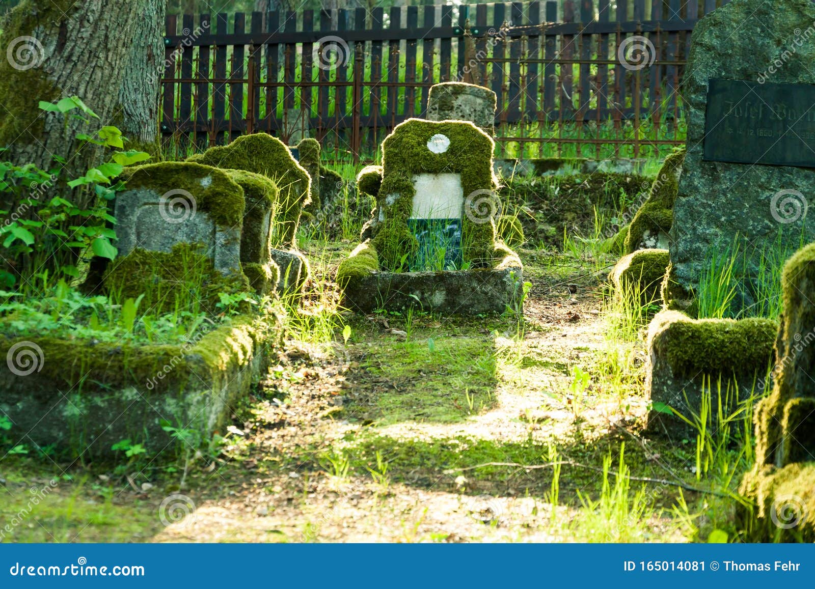 Gravestones of an Old Cemetry Stock Image - Image of final, gravestones ...