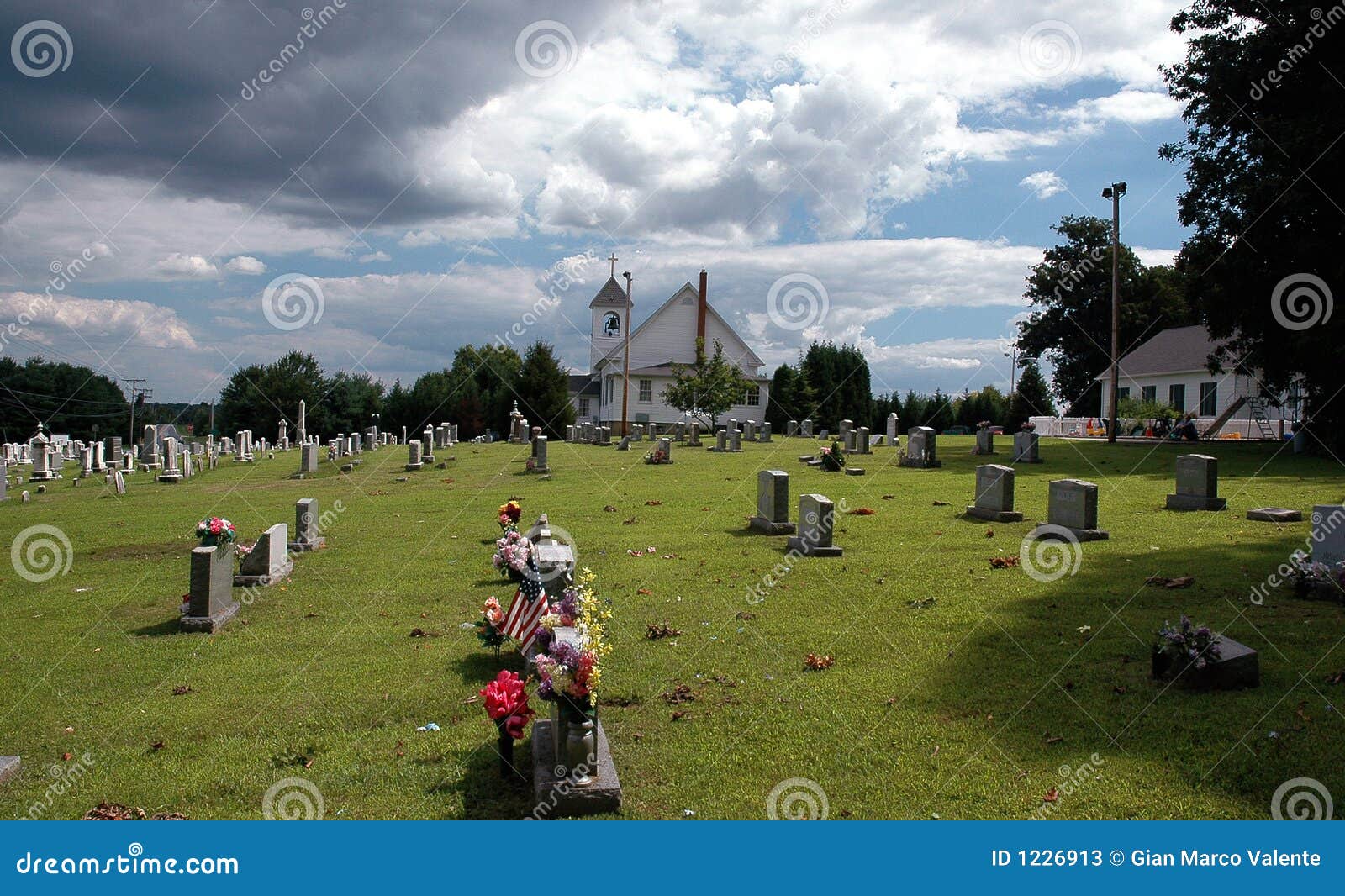 Graveyard stock image. Image of yard, inter, cemetery - 1226913