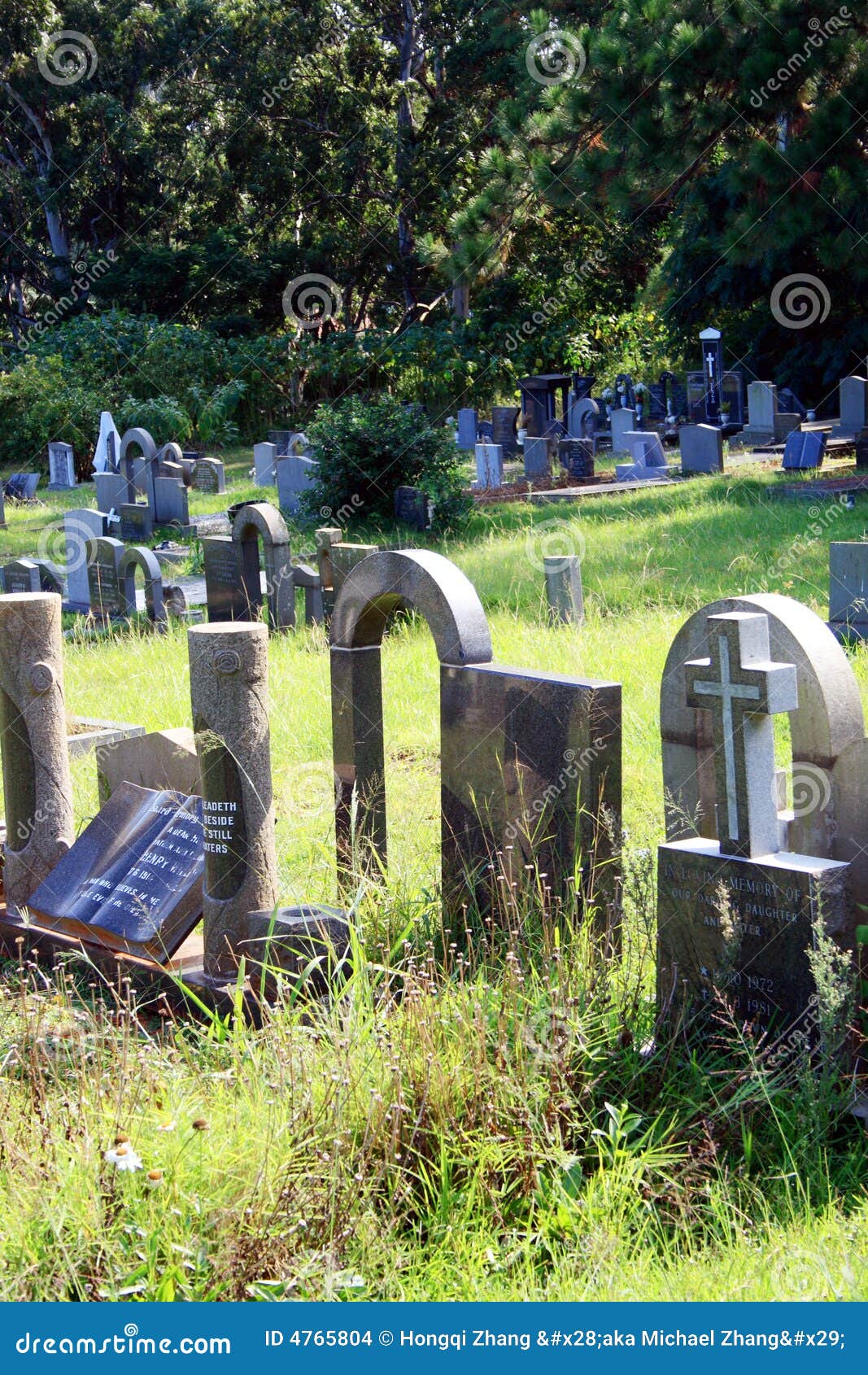Graveyard stock photo. Image of dead, grave, gravestone - 4765804