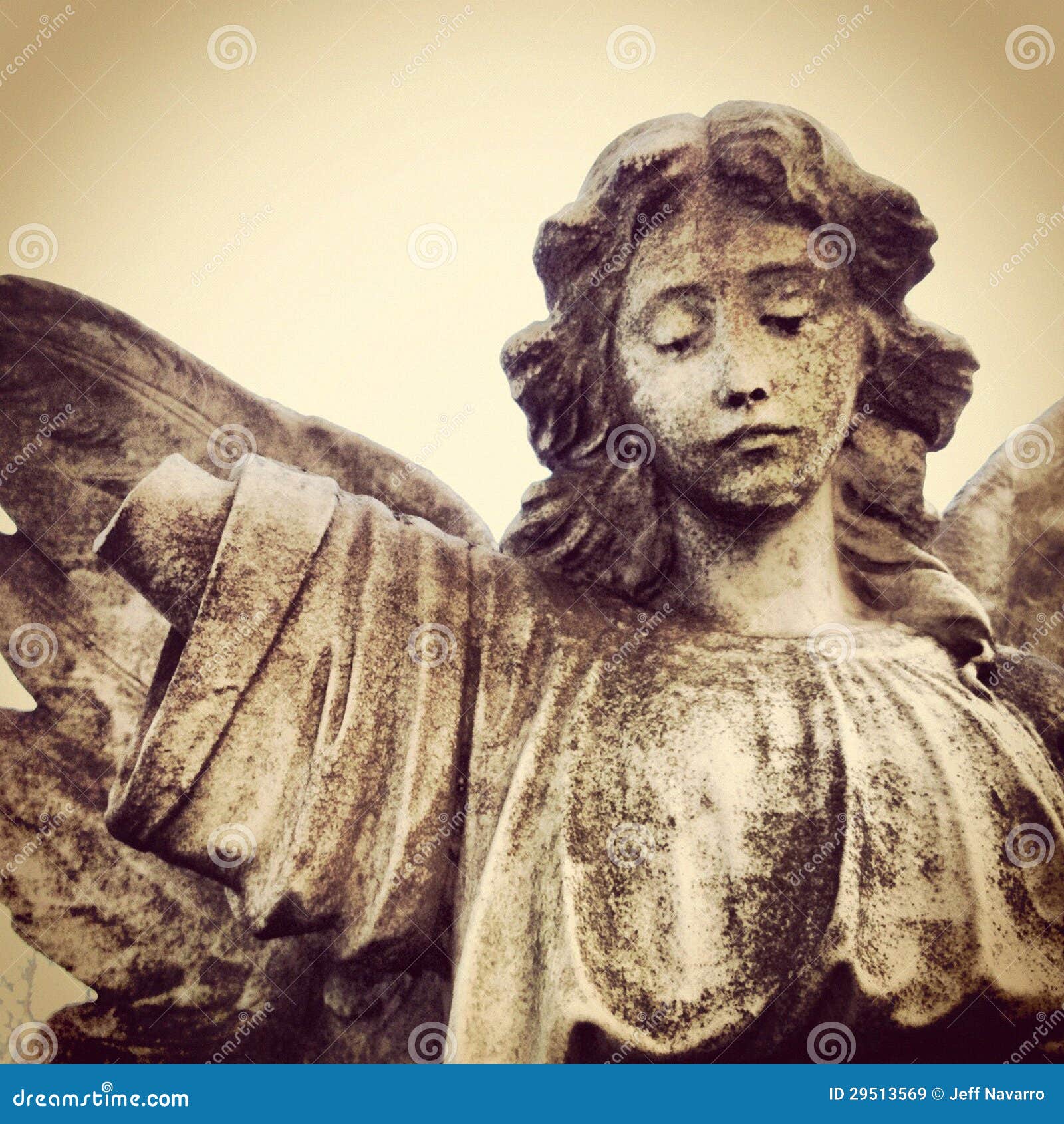 Graveyard Angel stock image. Image of sepia, death, funeral - 29513569