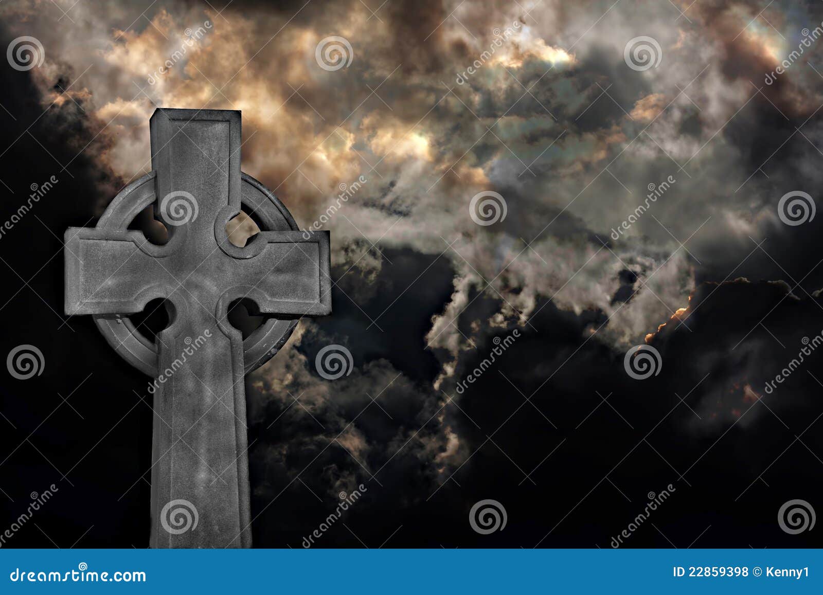 Graveyard cross stock photo. Image of heaven, graveyard - 22859398