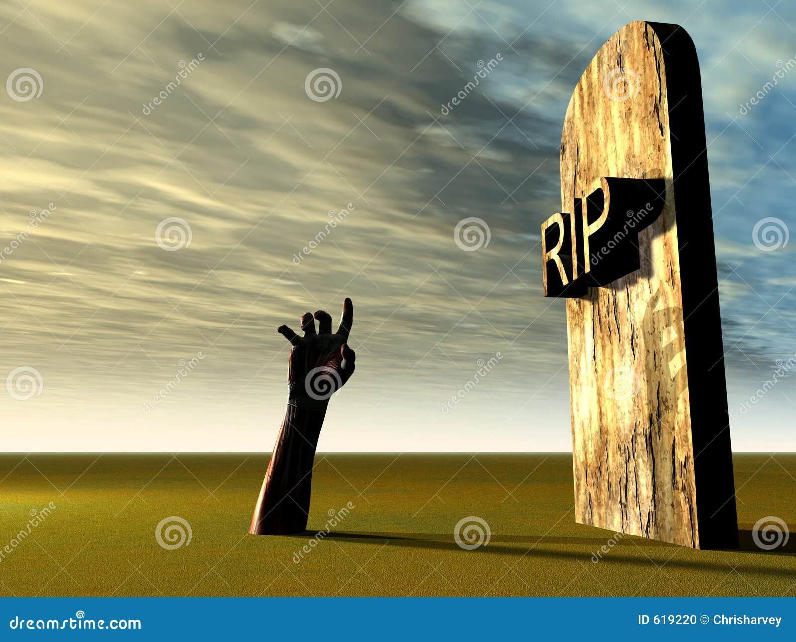 Graveyard Hand 21 stock illustration. Illustration of belief - 619220