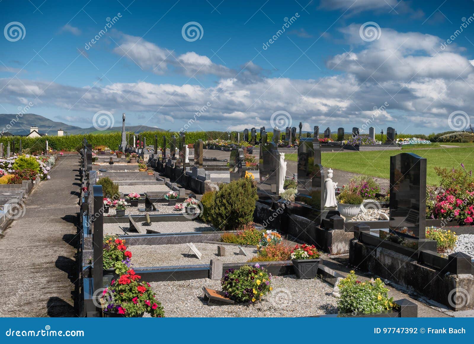 Graveyard in Killadoon County Mayo, Ireland Stock Photo - Image of ...