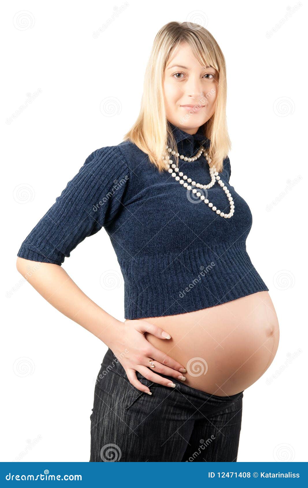 A gravidez é bonita foto de stock. Imagem de nave, isolado - 12471408