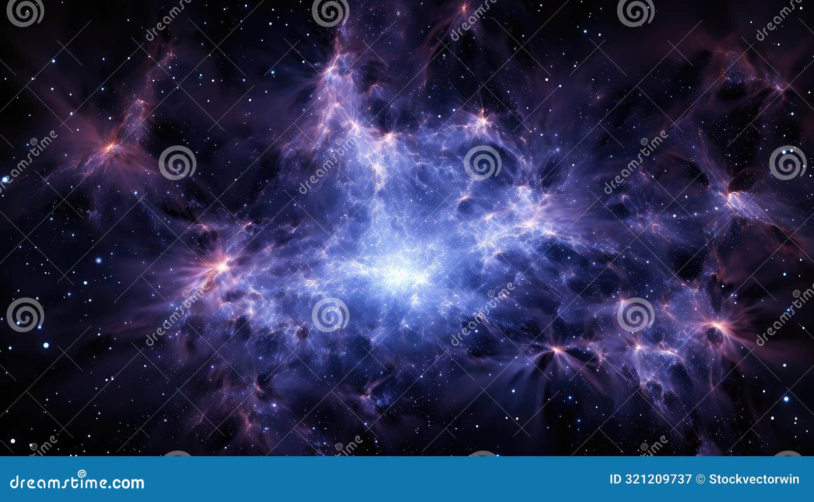 Gravitational Dark Matter Elements Stock Illustration - Illustration of ...