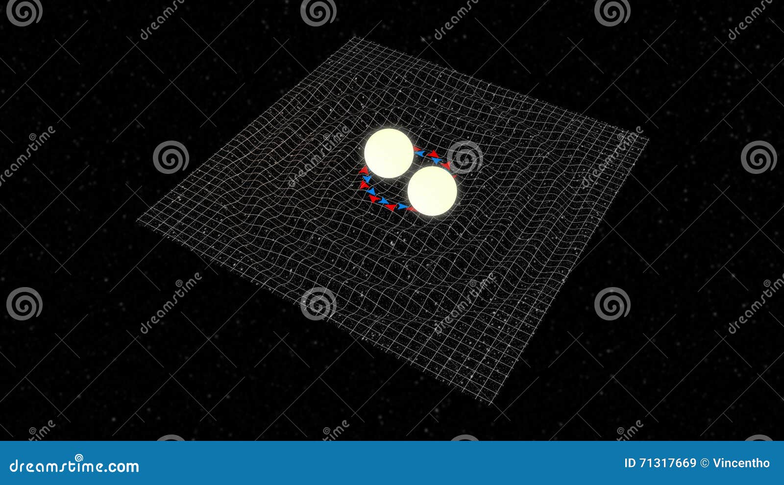 Gravitational Waves Simulation Stock Photo | CartoonDealer.com #66593844