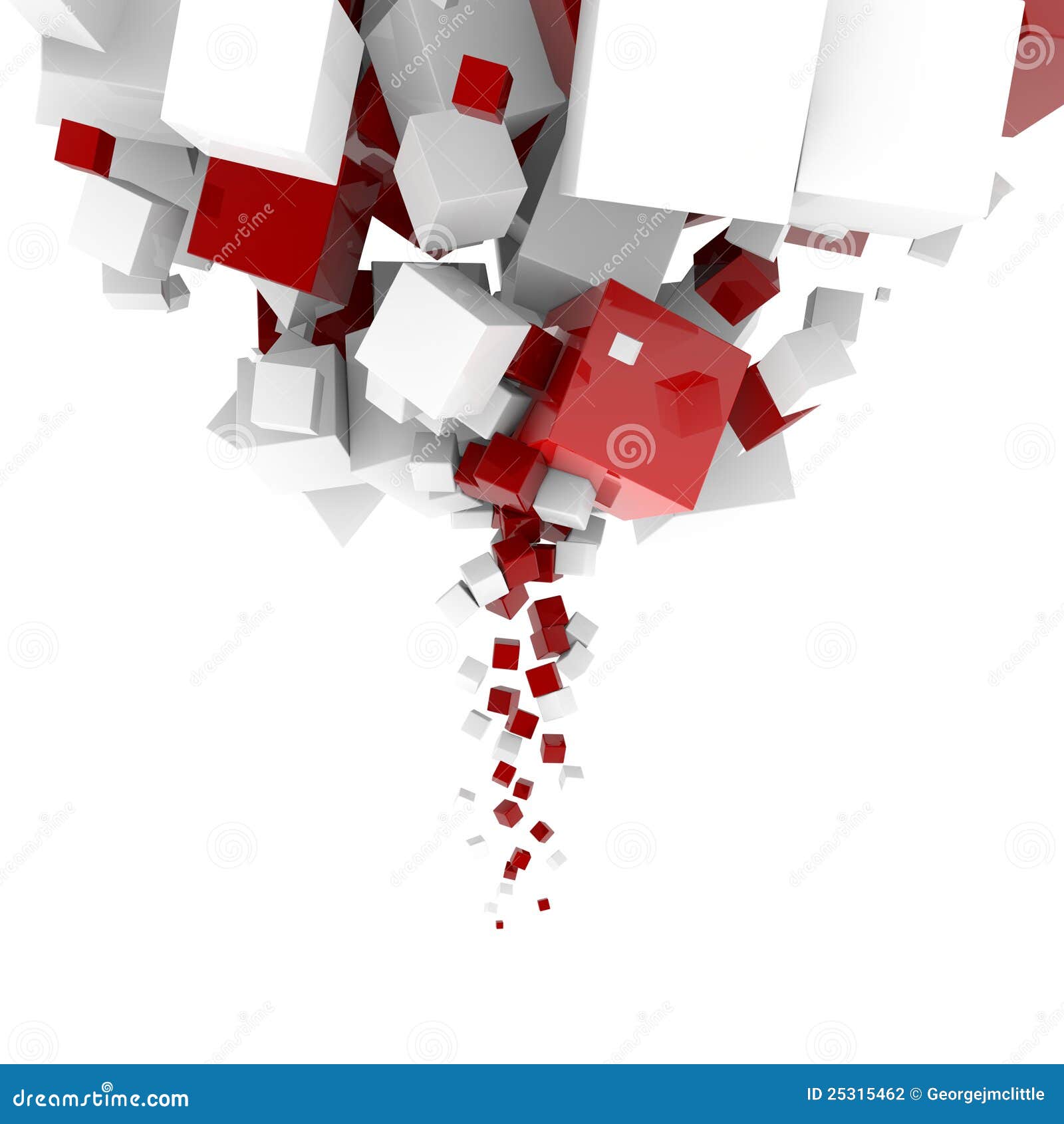 Gravity cubes stock illustration. Illustration of move - 25315462