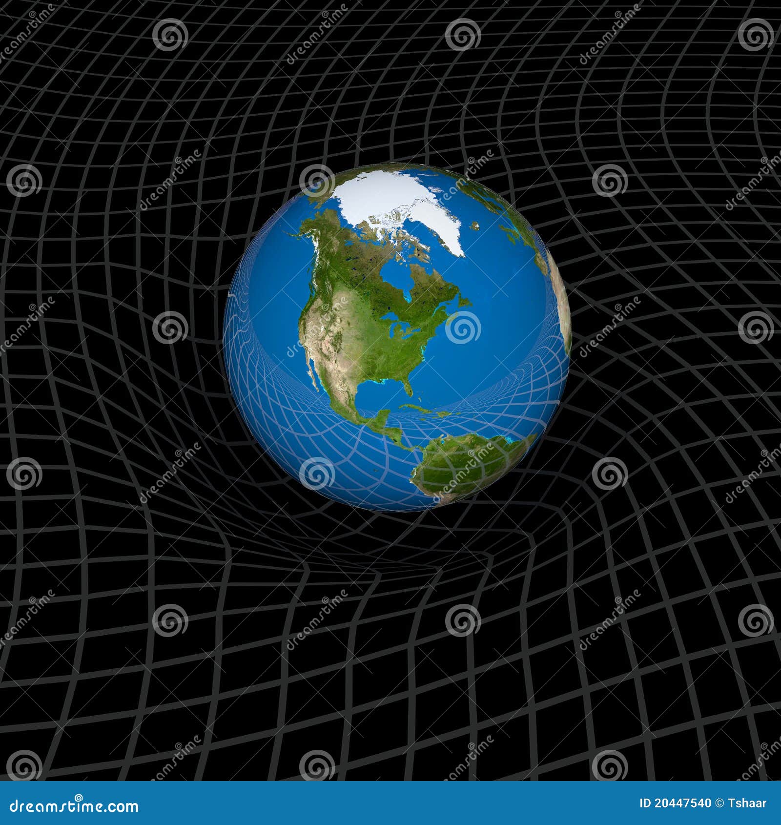 Gravity frame-dragging stock illustration. Illustration of space - 20447540