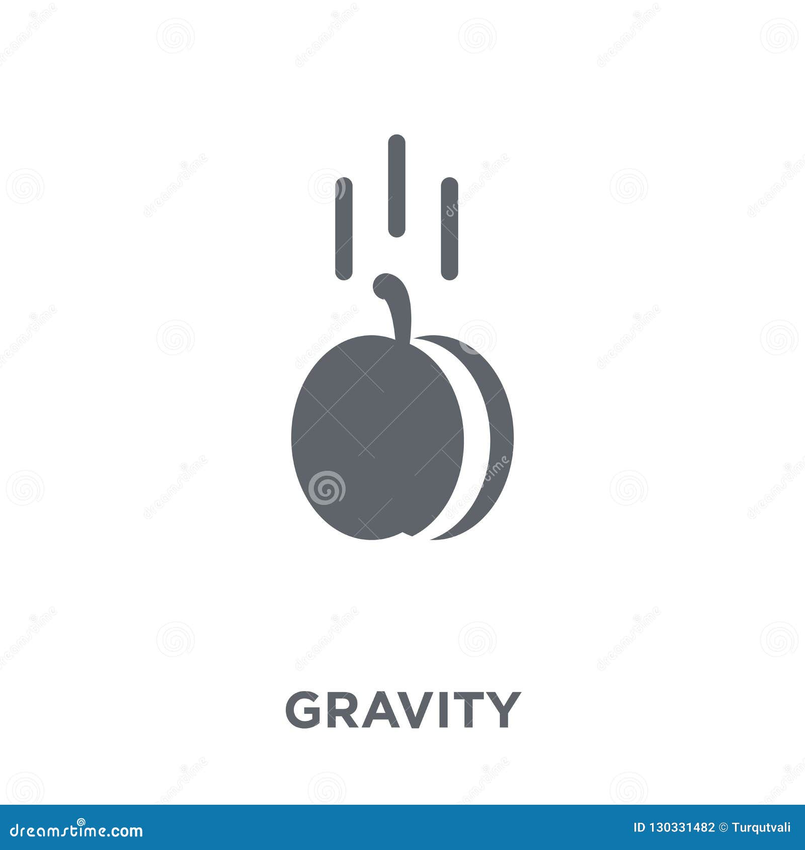 Gravity Icon from Collection. Stock Vector - Illustration of ...