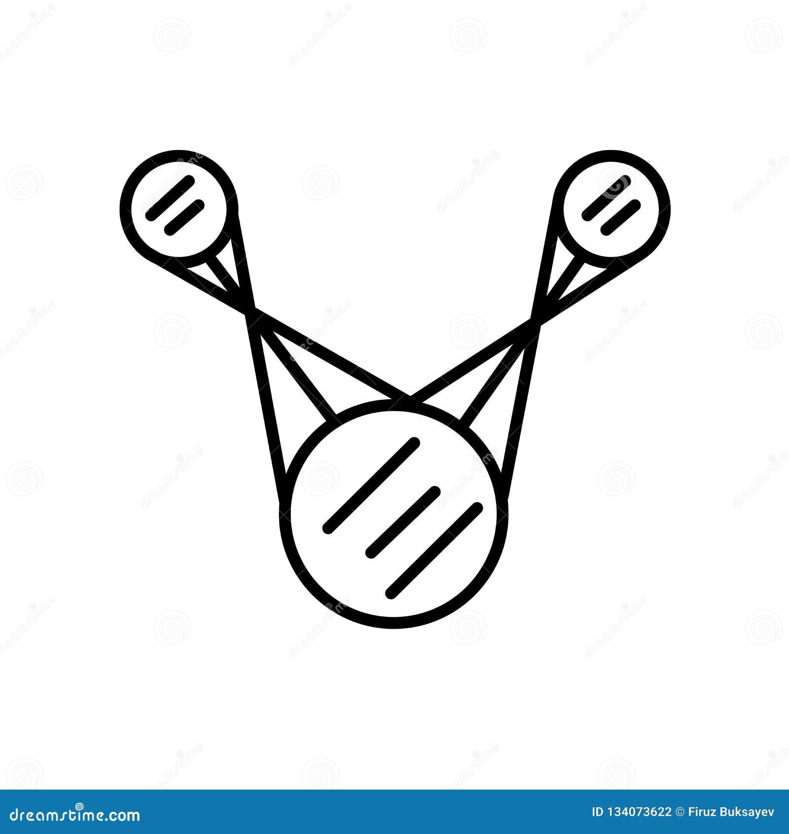 Gravity Icon Vector Isolated on White Background, Gravity Sign , Sign ...