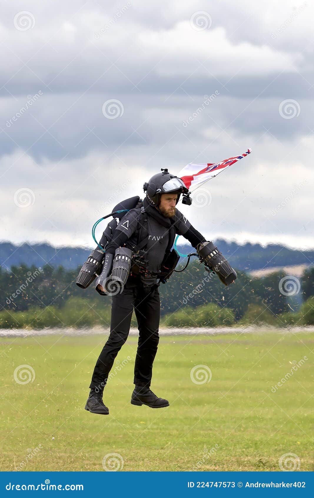 Gravity Industries Richard Browning Flying in His Jet Suit Editorial ...