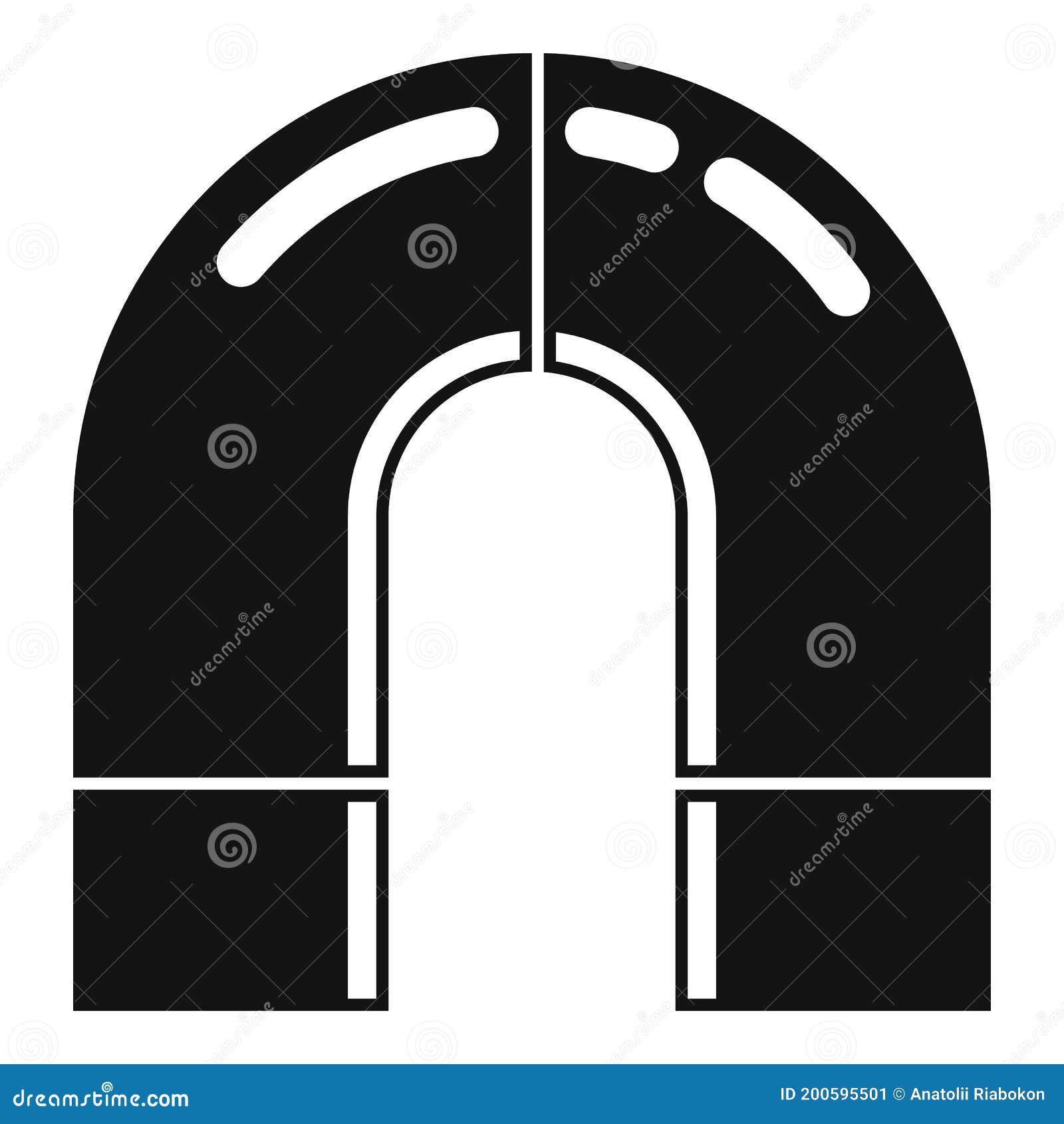 Gravity Magnet Icon, Simple Style Stock Vector - Illustration of ...