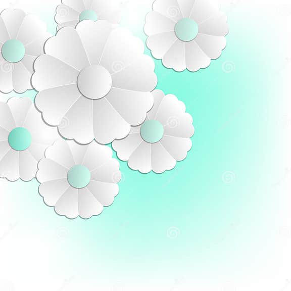 Gray Abstract Flowers Background Stock Vector - Illustration of ...