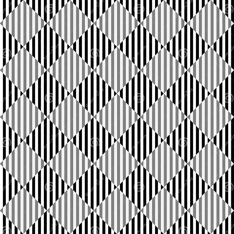 Gray Abstract Seamless Background. Optical Illusion Design Stock Vector ...