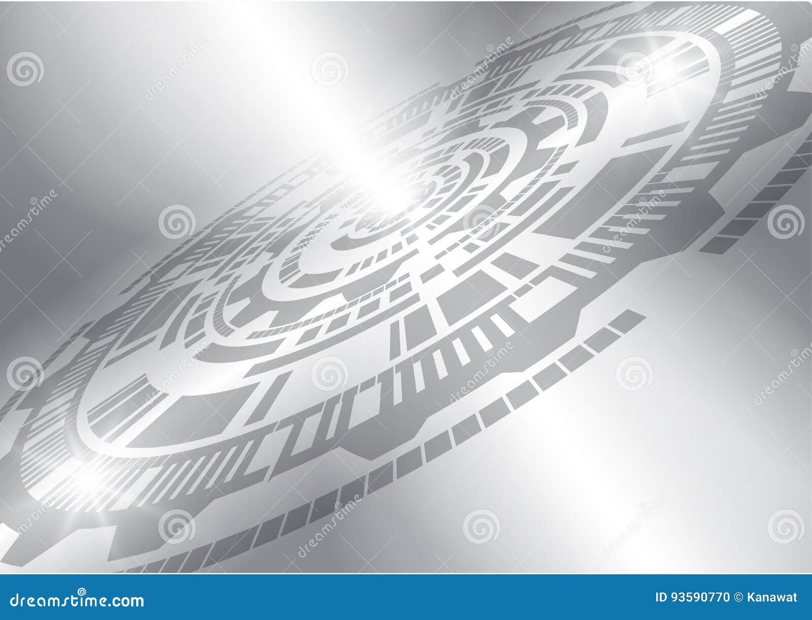 Gray Abstract Technology Background, Vector Illustration Stock Vector ...
