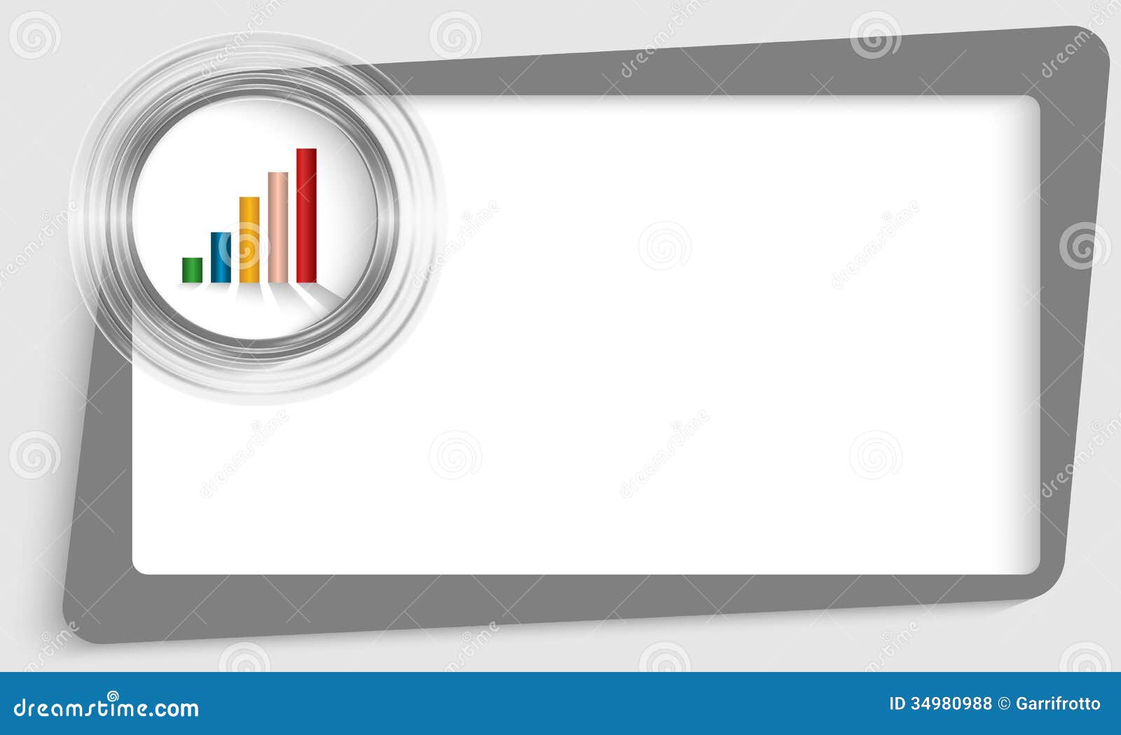 Gray abstract text frame stock vector. Illustration of advertising ...