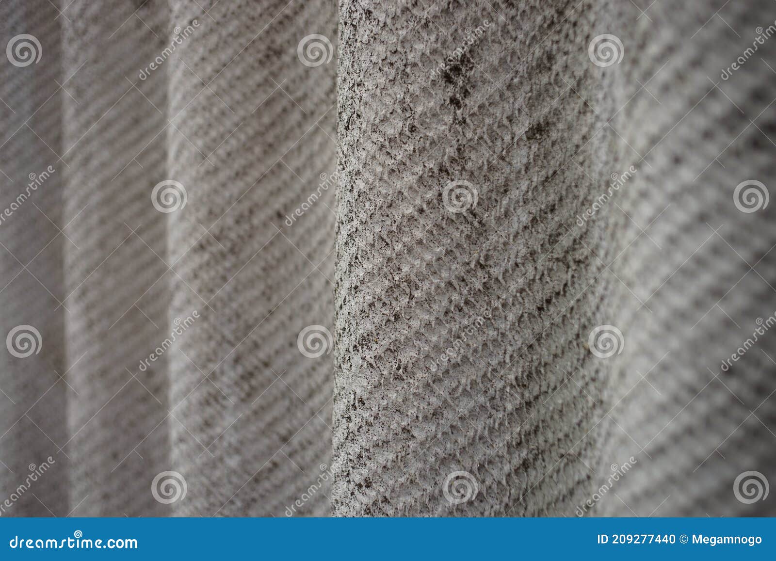 Gray Asbestos Cement Slate Sheet. Perspective View Stock Photo - Image ...