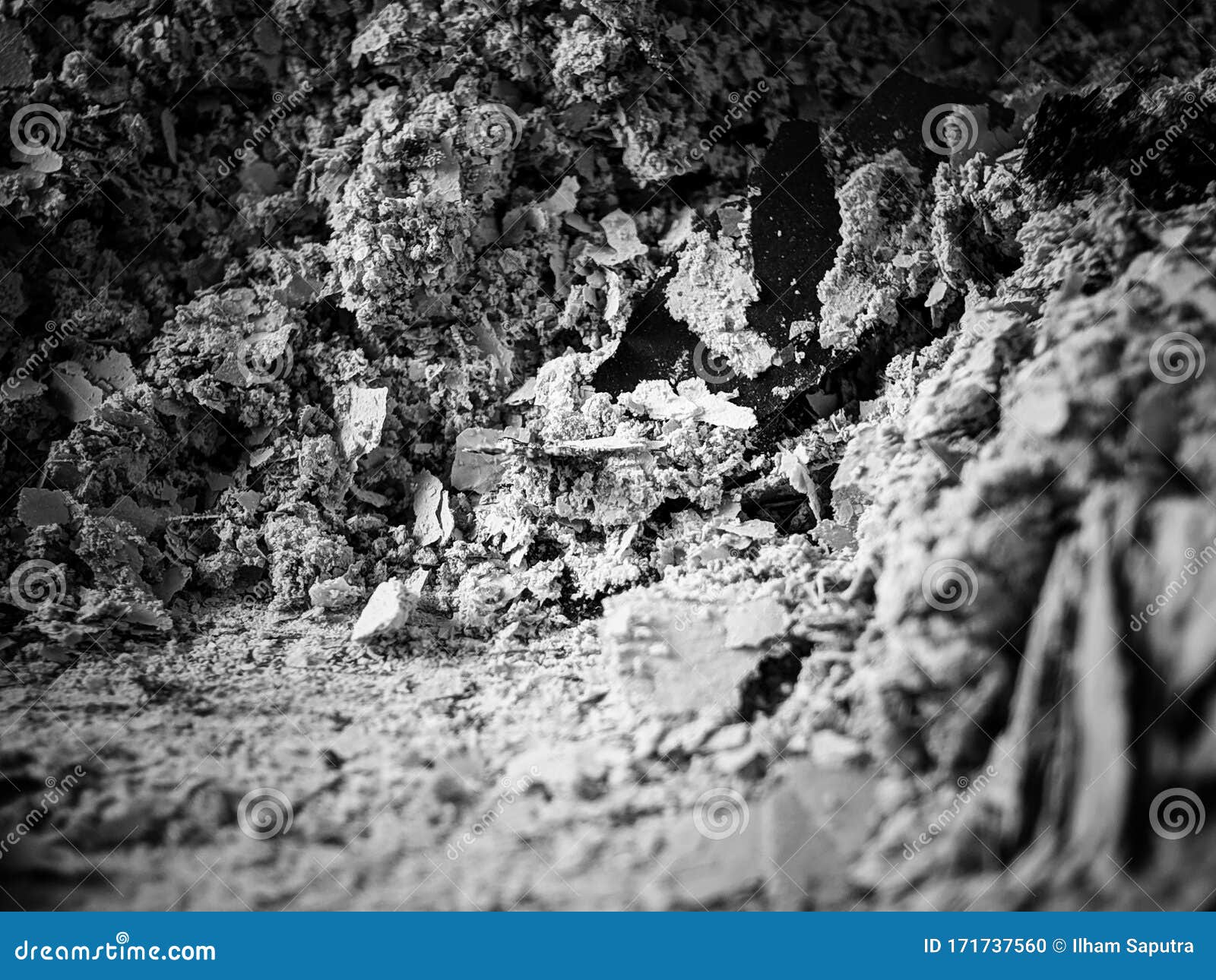 Gray Ash Texture Background, Cinder, Grey Ashes from the Paper. Stock ...