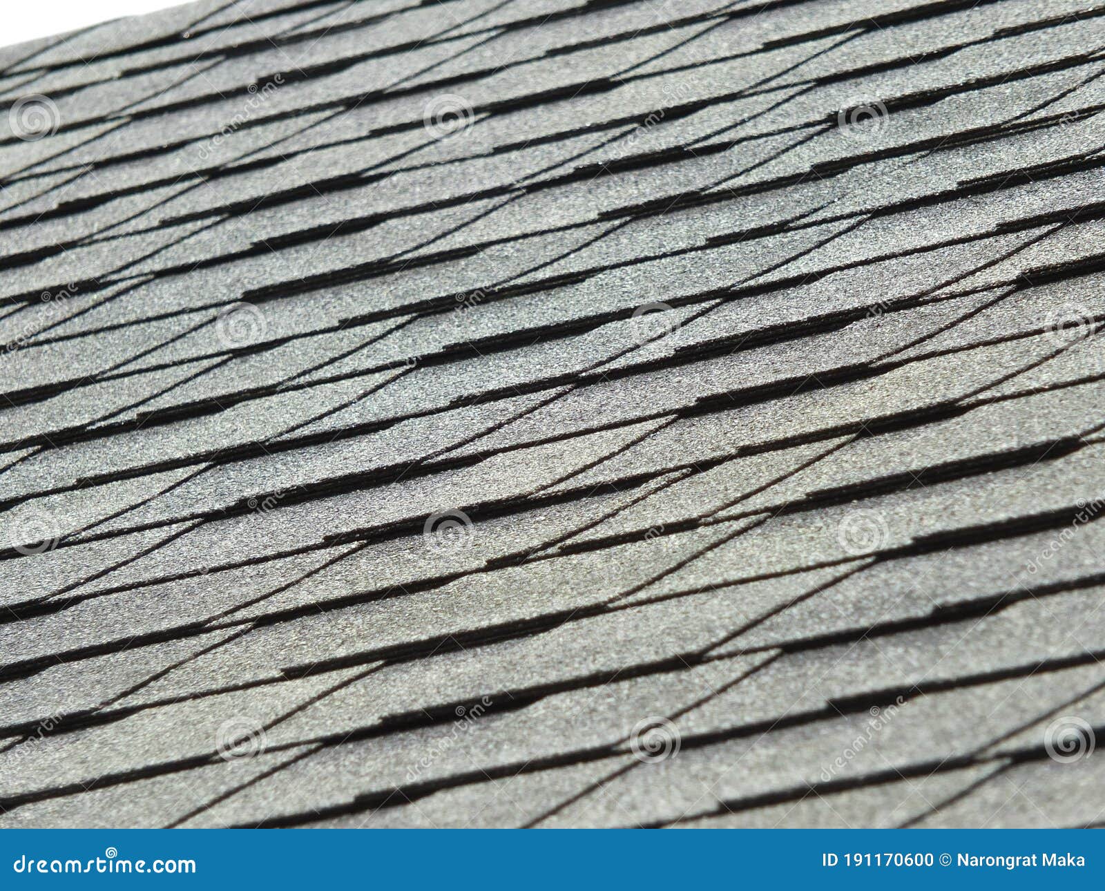 Gray Asphalt Roof Pattern with a Rough Surface Stock Photo - Image of ...