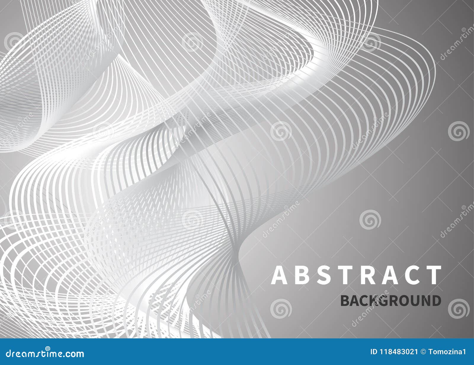 Banner with thin lines stock vector. Illustration of monochromatic ...