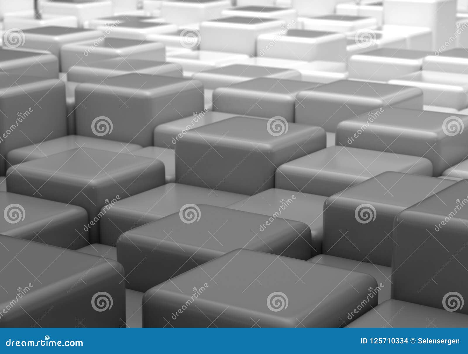 Gray Background with cubes stock illustration. Illustration of pattern ...