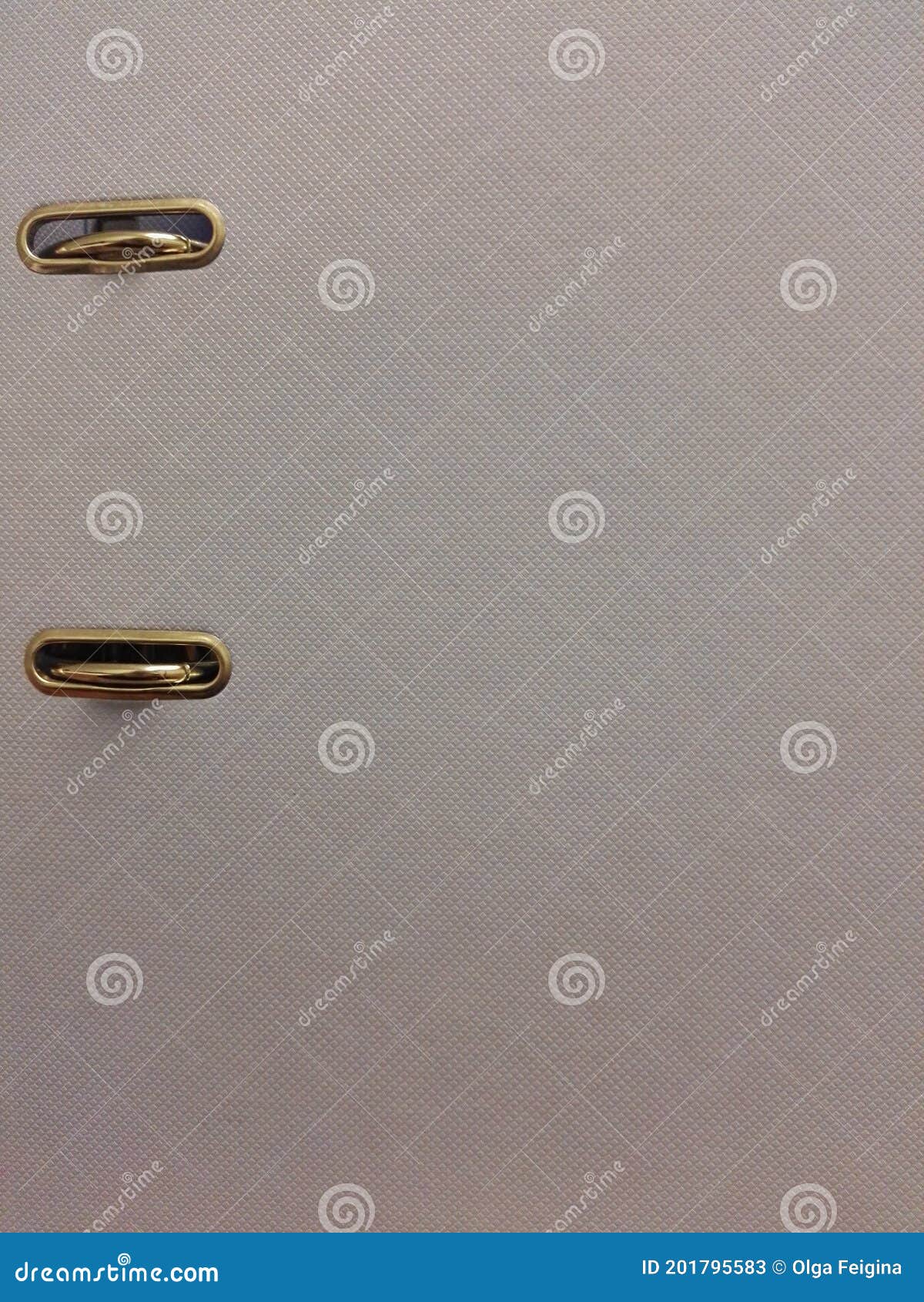 Gray Background of the Registrar`s Accounting Folder for Papers and ...