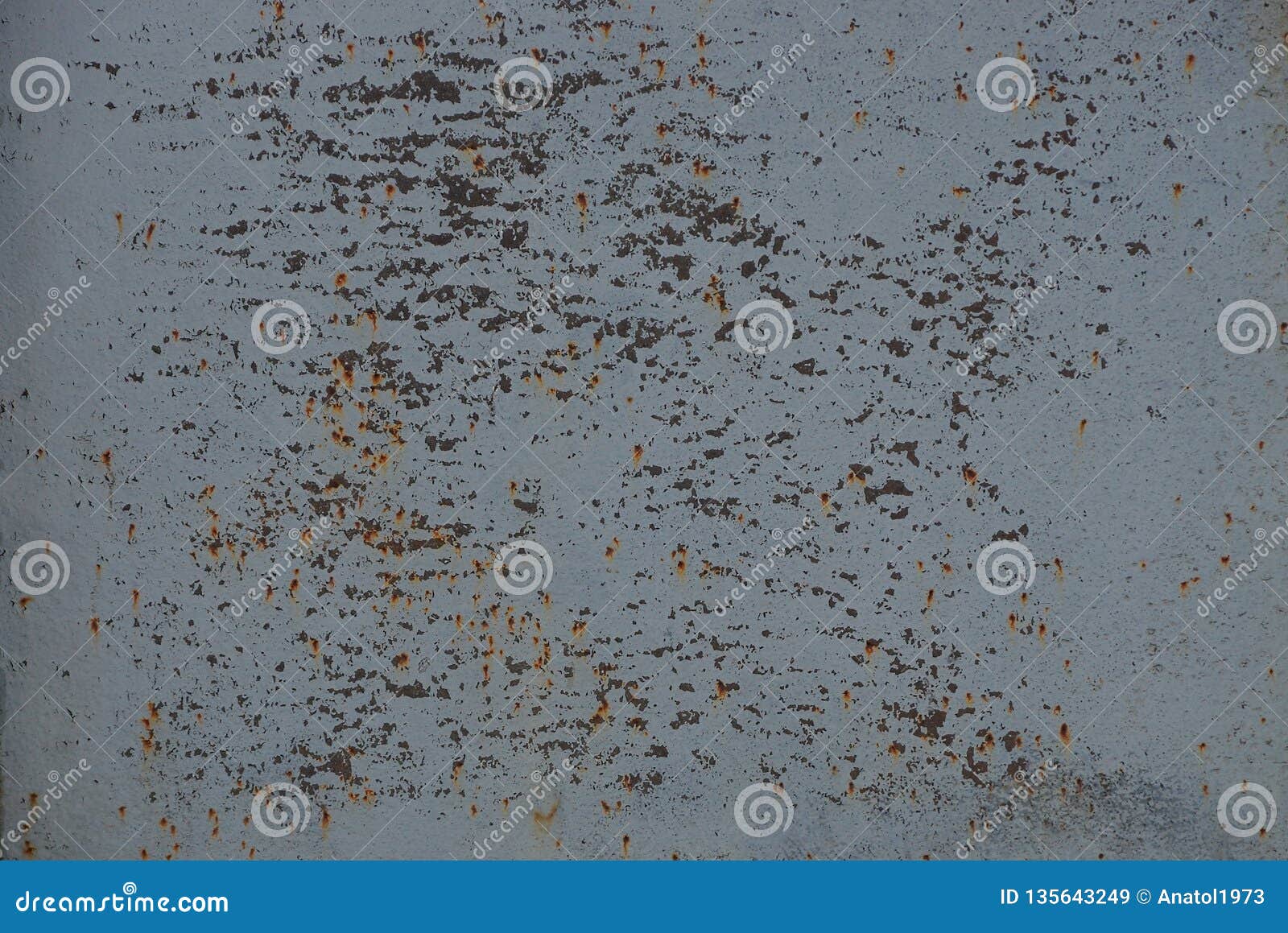 Gray Metal Texture from an Old Worn Wall in Rust Stock Image - Image of ...