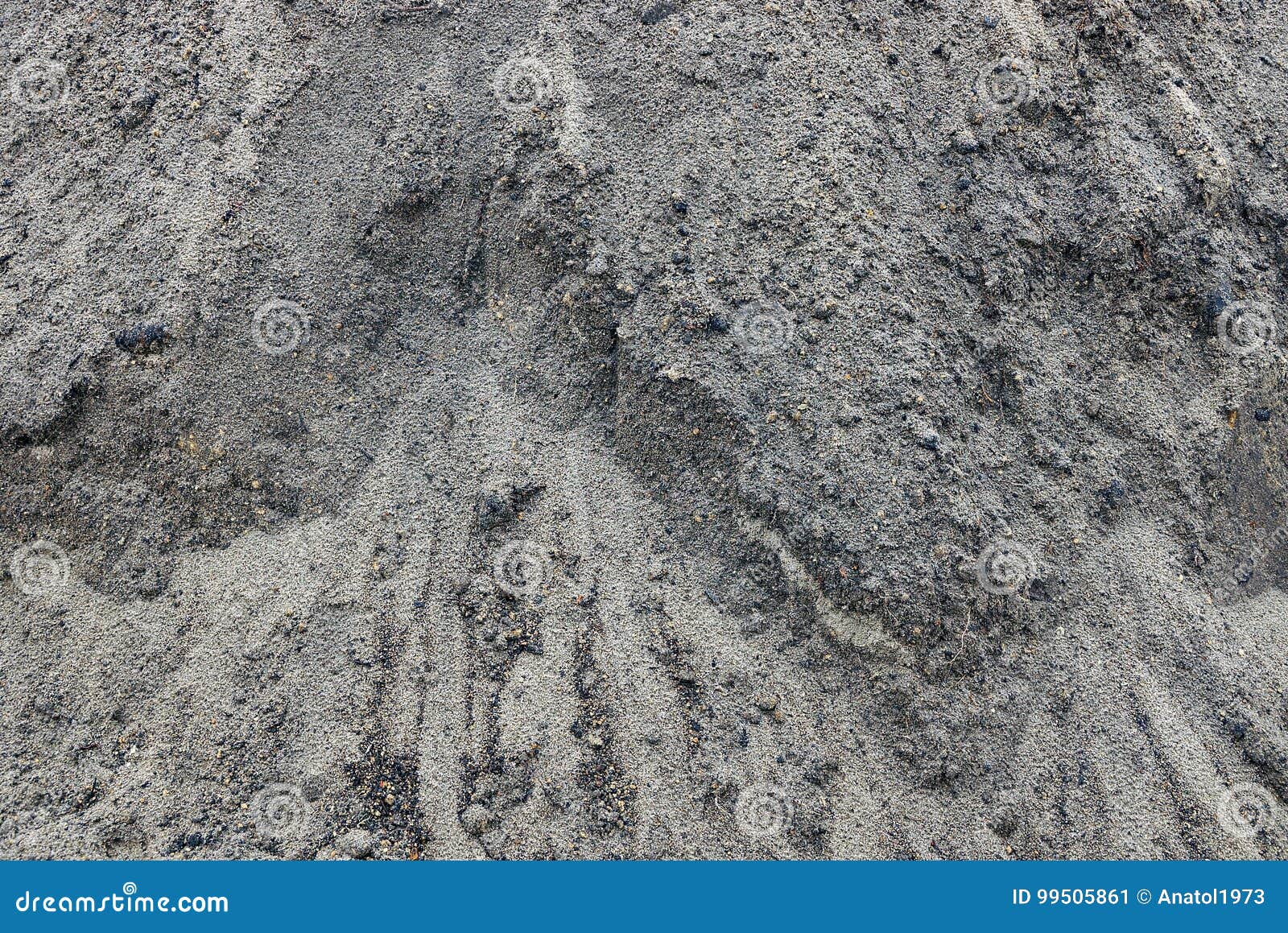 Gray Seamless Texture of a Dry Pile of Sand Stock Image - Image of ...