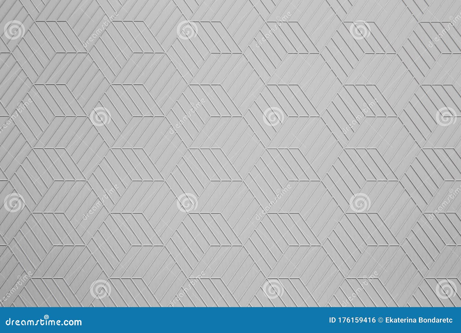 Gray Background, Repeating Hexagons with Straight Lines. Geometric ...