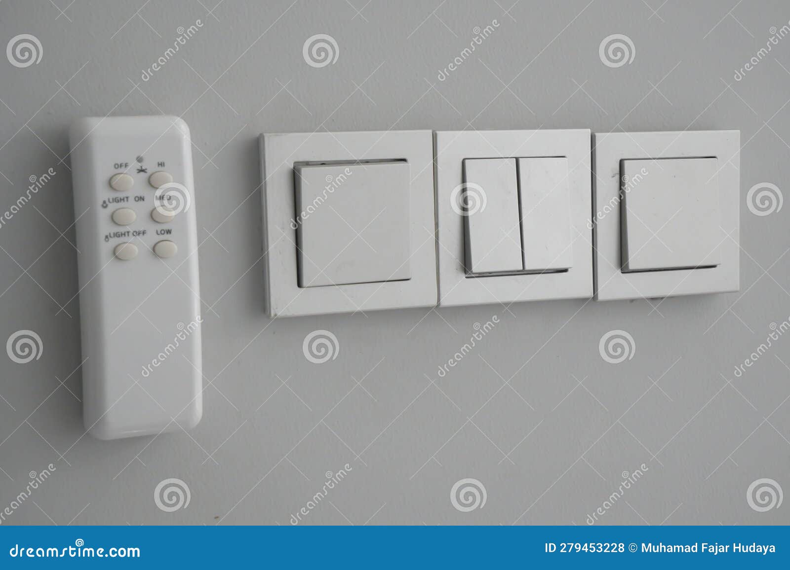 AC Remote and the Buttons Light Stock Photo - Image of connection ...