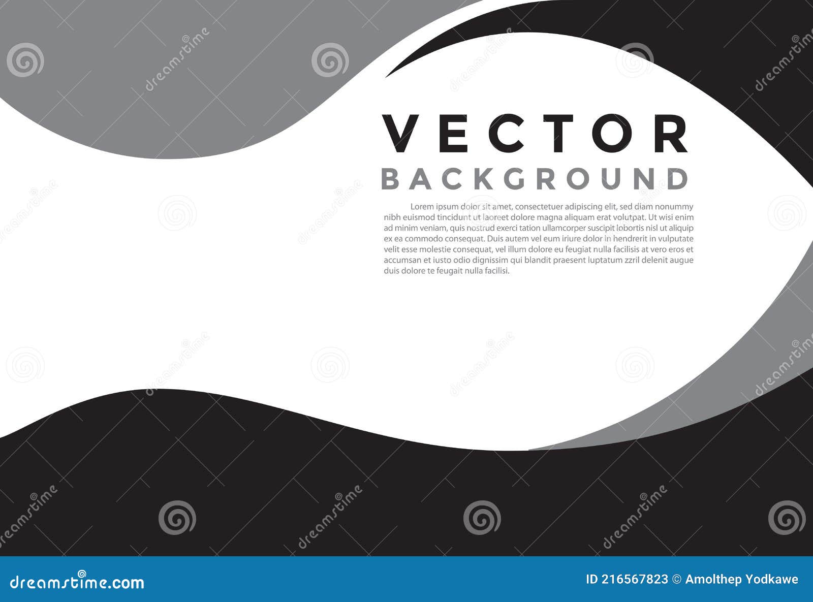 Gray Background Vector Lighting Effect Graphic for Text and Message ...