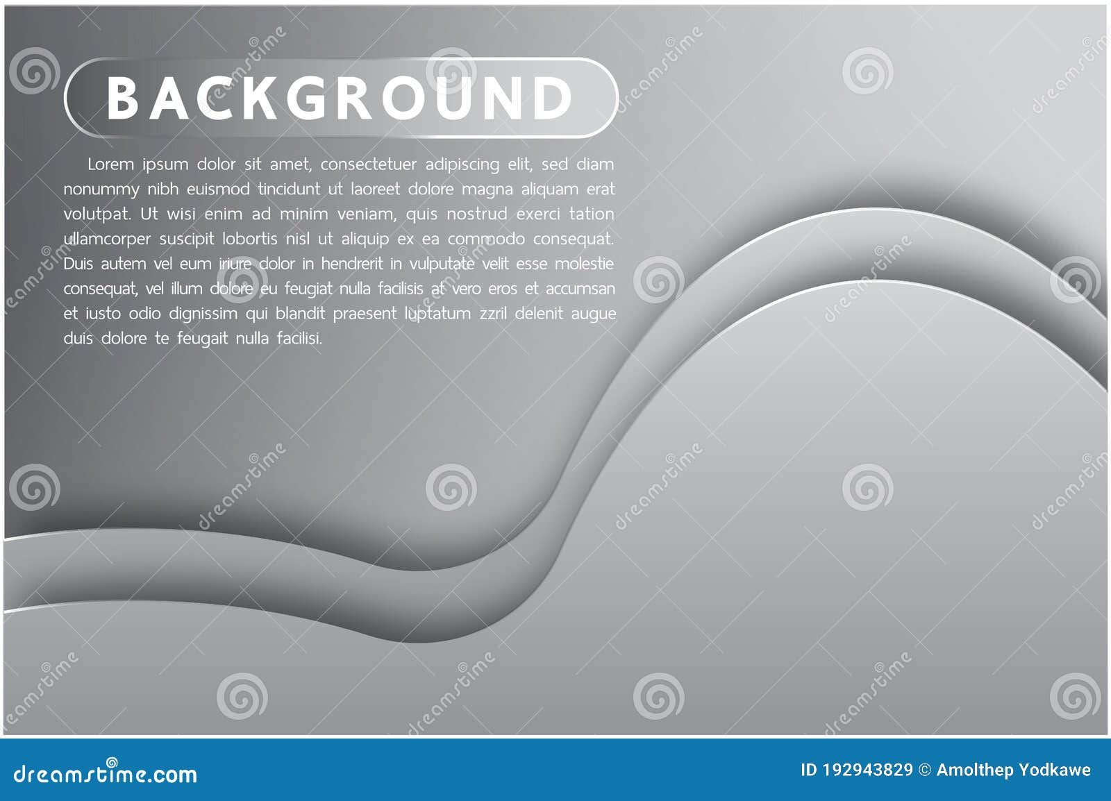 Gray Background Vector Lighting Effect Graphic for Text and Message ...