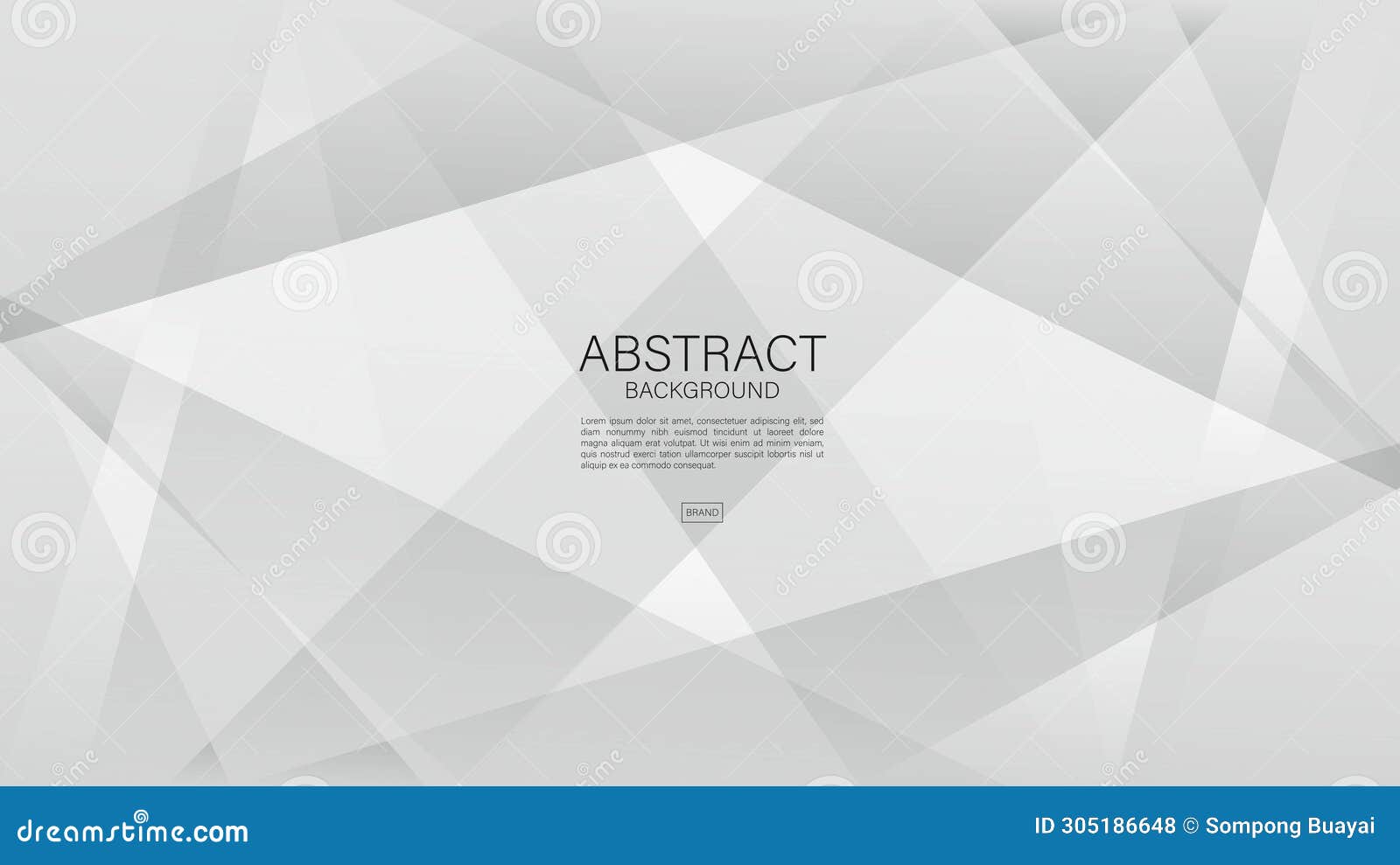Gray Background, White Polygon Background Design, Geometric Vector ...