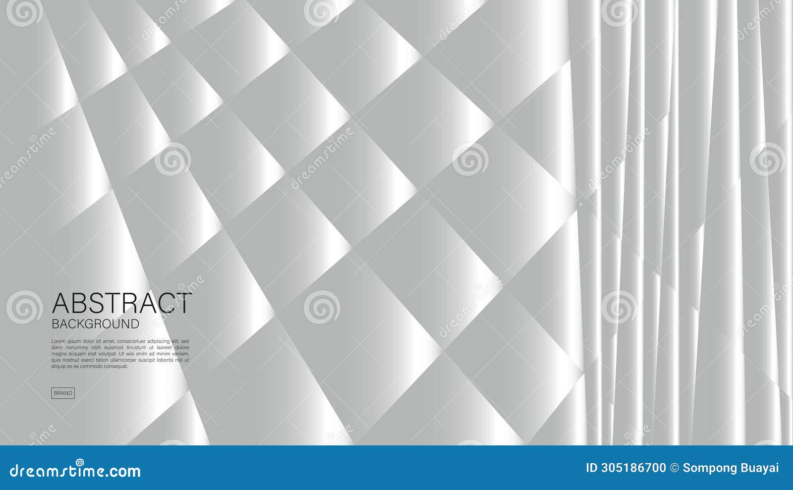 Gray Background, White Polygon Background Design, Geometric Vector ...
