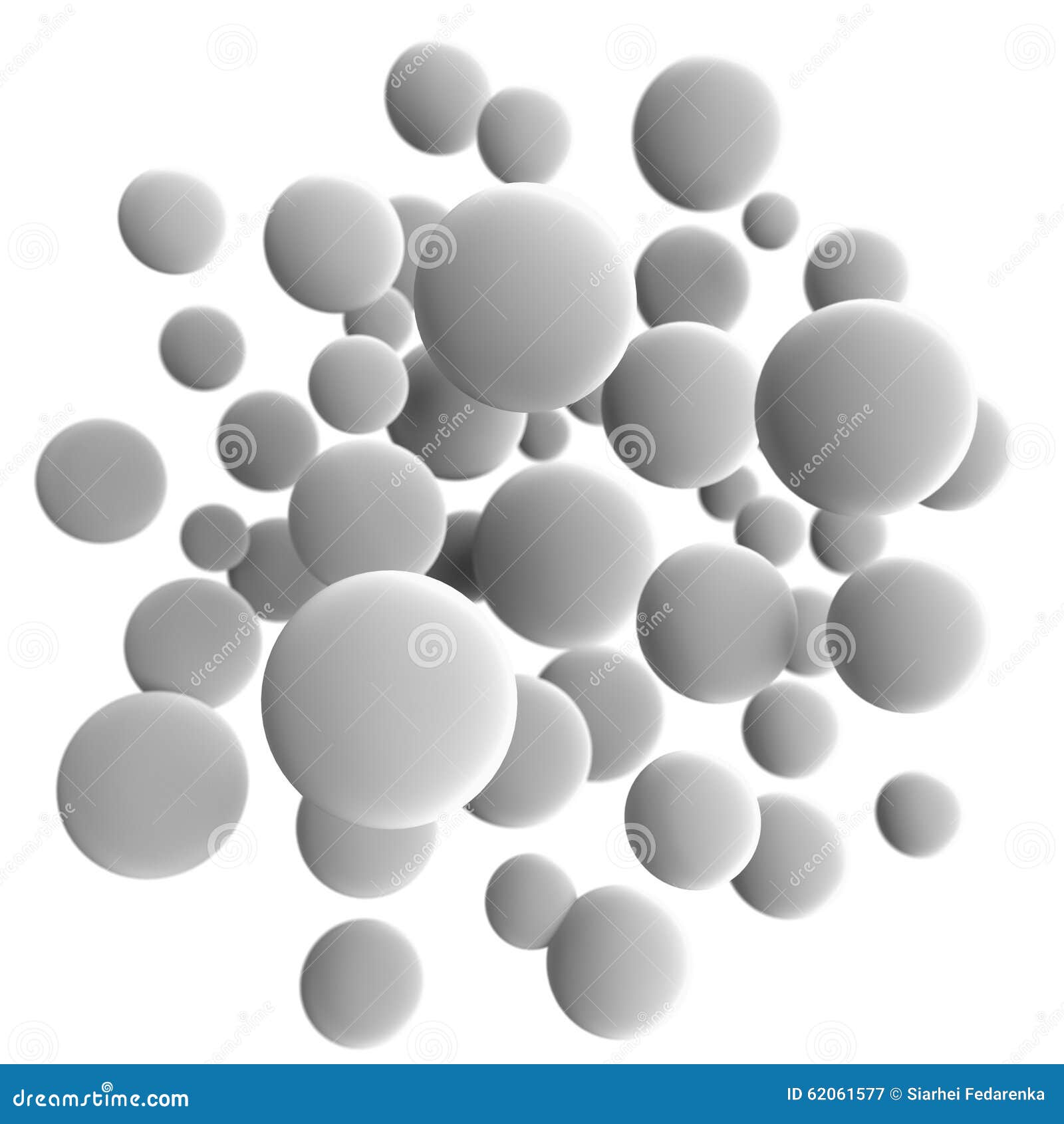Gray balls stock illustration. Illustration of sphere - 62061577