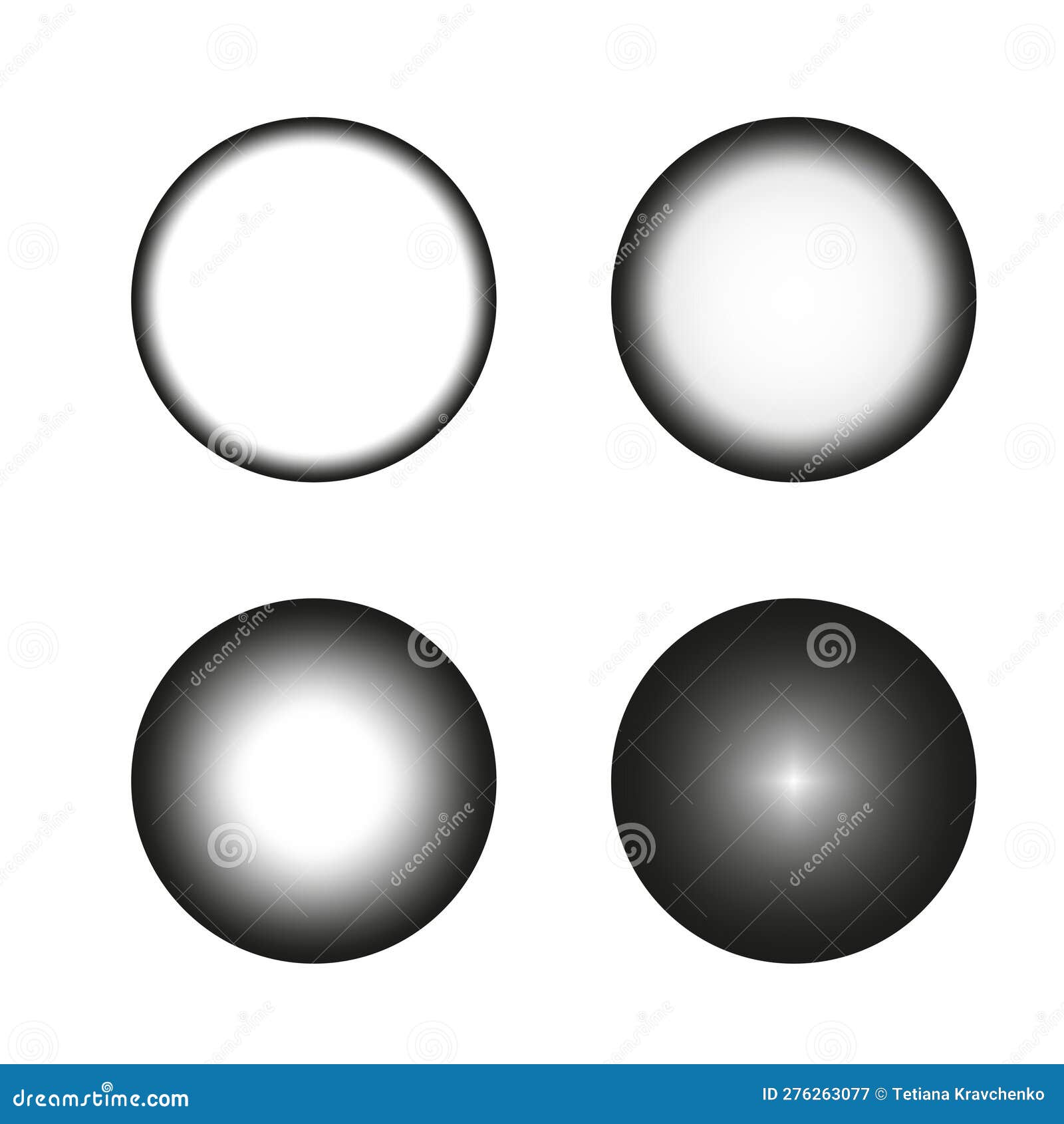 Gray Balls Gradient. Modern Art Graphic. Design Element. Vector ...