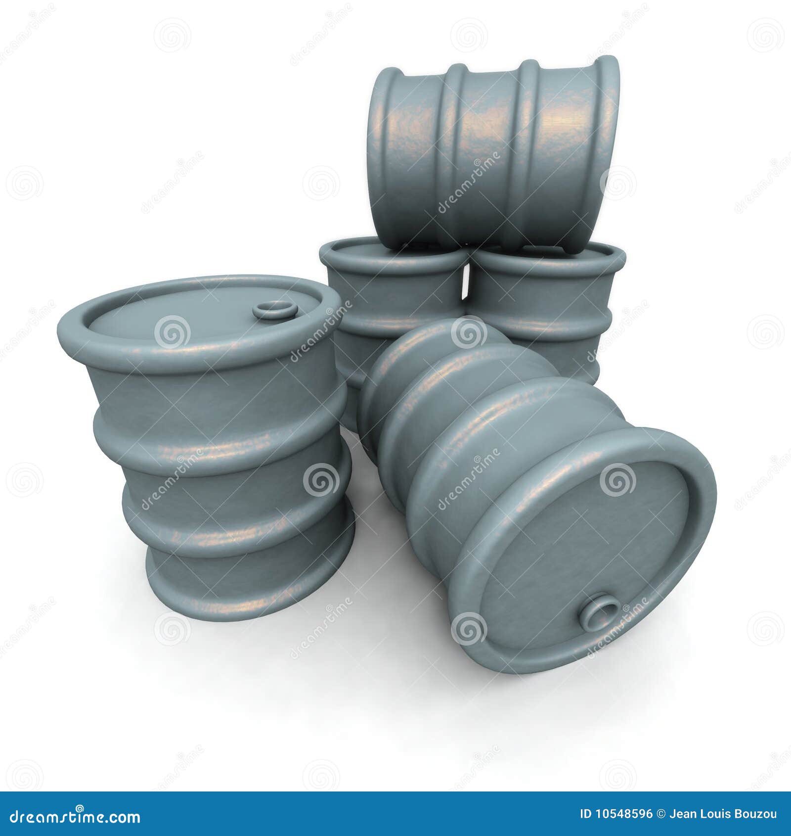 Gray Barrels stock illustration. Illustration of fuel - 10548596