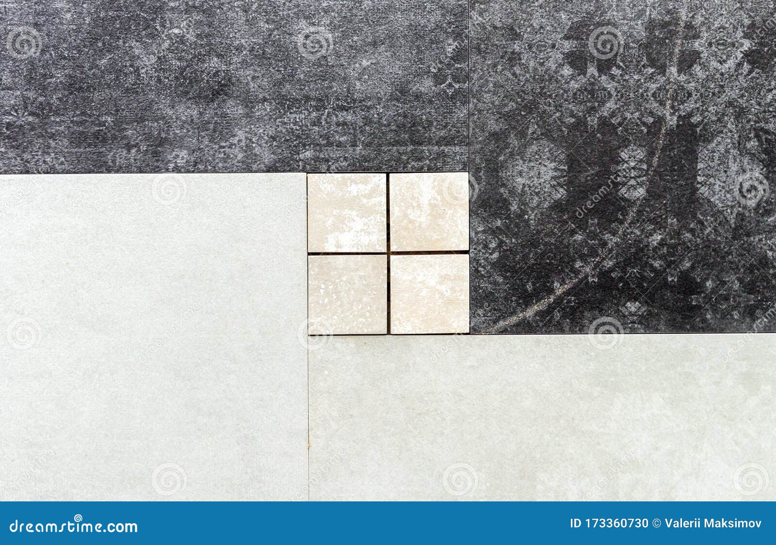 Porcelain Tiles Outdoor Building Seamless Texture Stock Photography ...