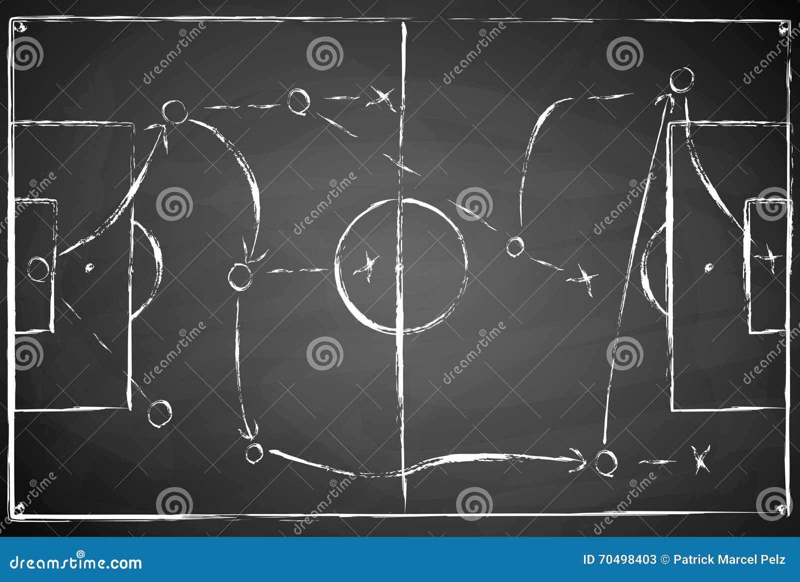 Gray Black Board Soccer Field Stock Vector - Illustration of gray ...