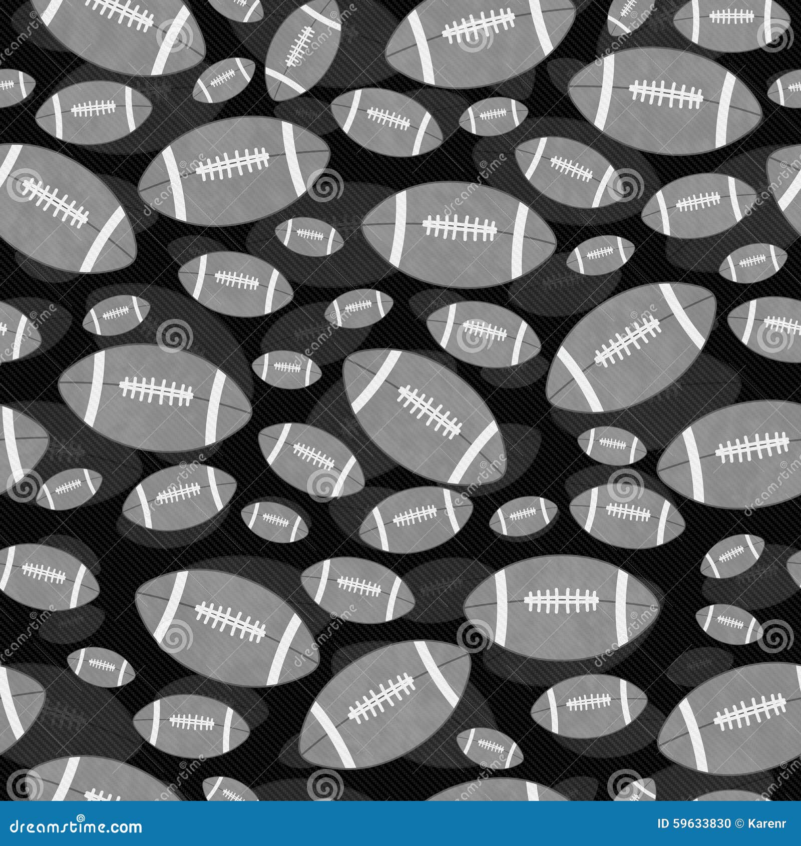 Gray and Black Football Tile Pattern Repeat Background Stock ...