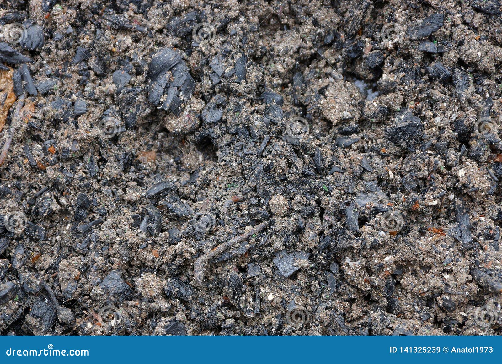 Gray Black Natural Texture of Ash and Earth Stock Image - Image of ...