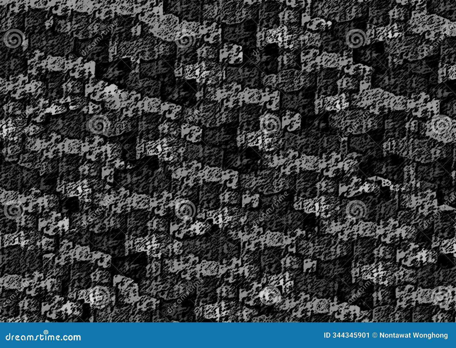 Black Rough Concrete Gravel Wall Background Texture Royalty-Free Stock ...