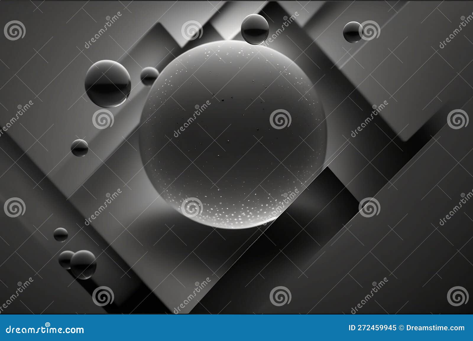 Abstract gray bubbles stock illustration. Illustration of canine ...