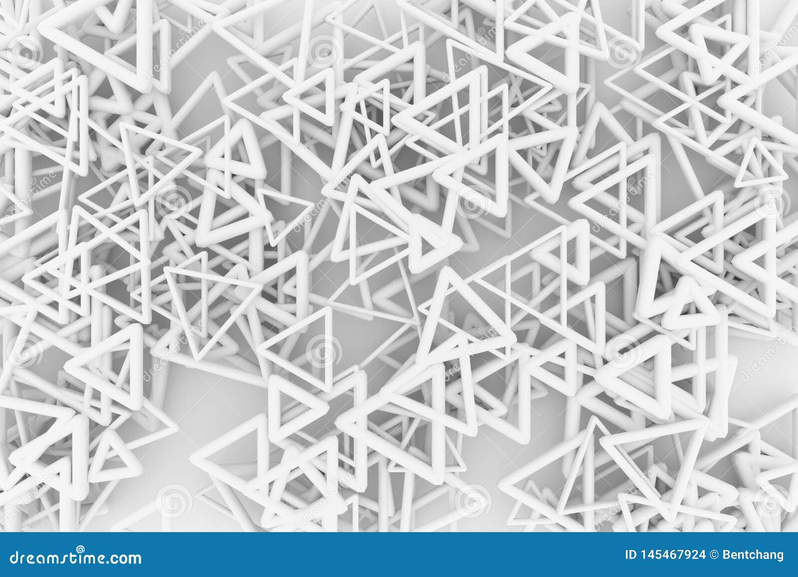 Gray or Black and White B&w CGI Geometric, Bunch of Triangle & Star ...