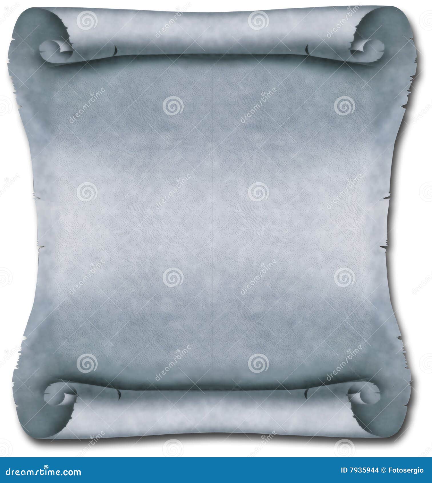 Gray blank Ancient Scroll stock illustration. Illustration of gray ...