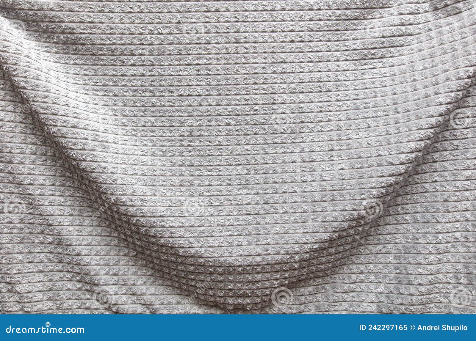 Gray Blanket Fabric As an Abstract Background. Stock Image - Image of ...