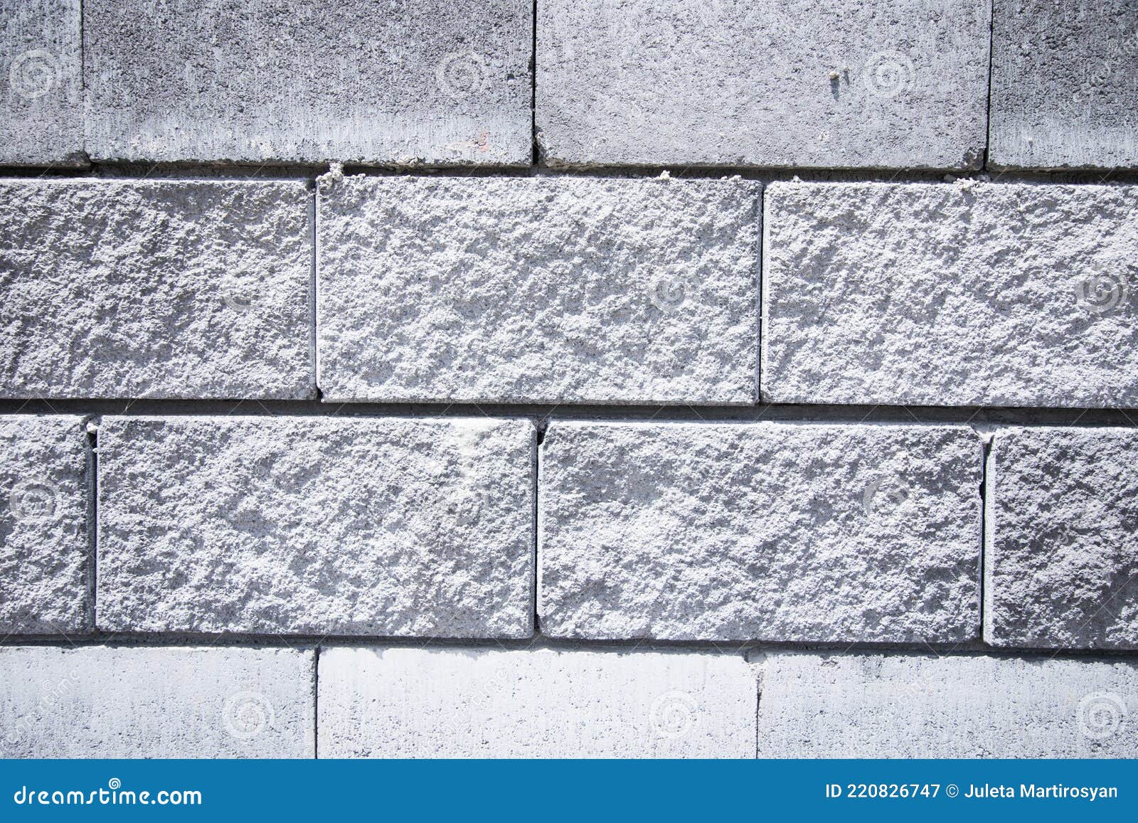 Gray Block Wall As Background Stock Image - Image of light ...