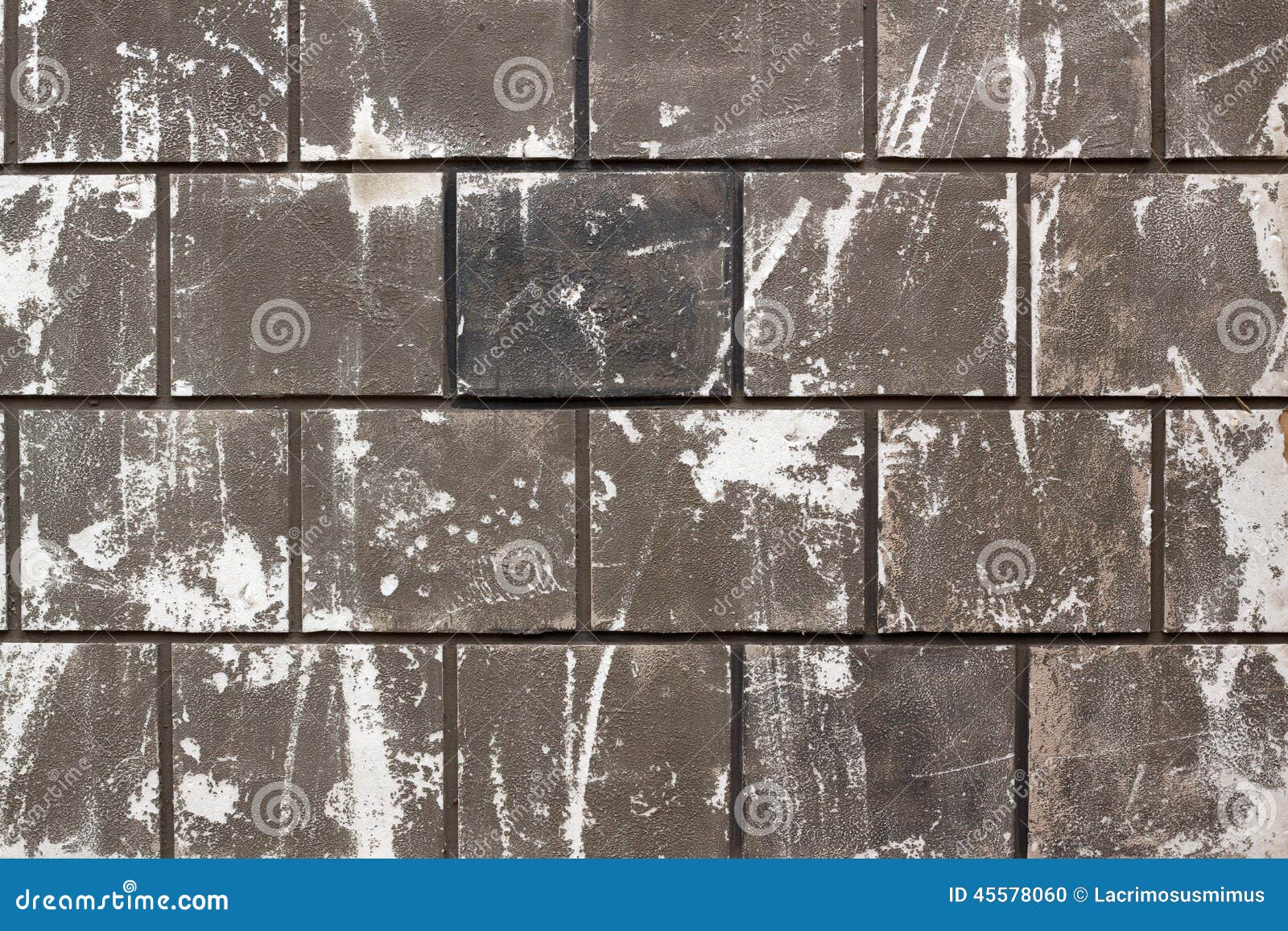 Gray Block Wall Background. Grey Textured Building Exterior Surface ...