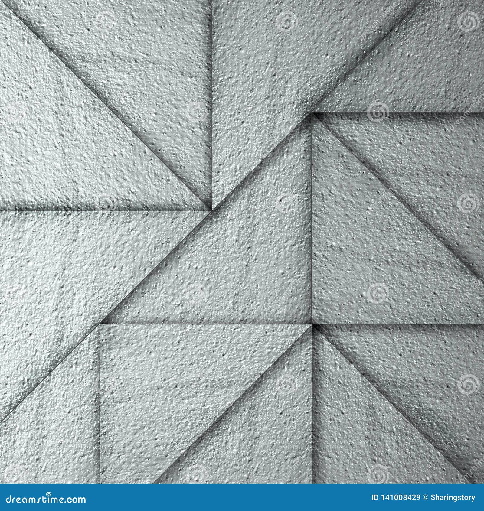 Gray Blocks Wall Background Stock Illustration - Illustration of tile ...